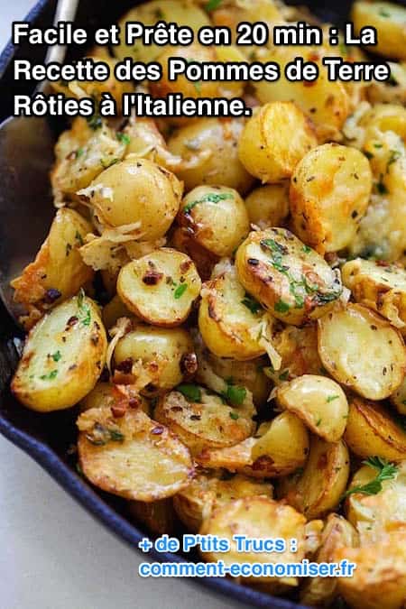 Facile et Prête en 20 min : La Recette des Pommes de Terre Rôties aux ...